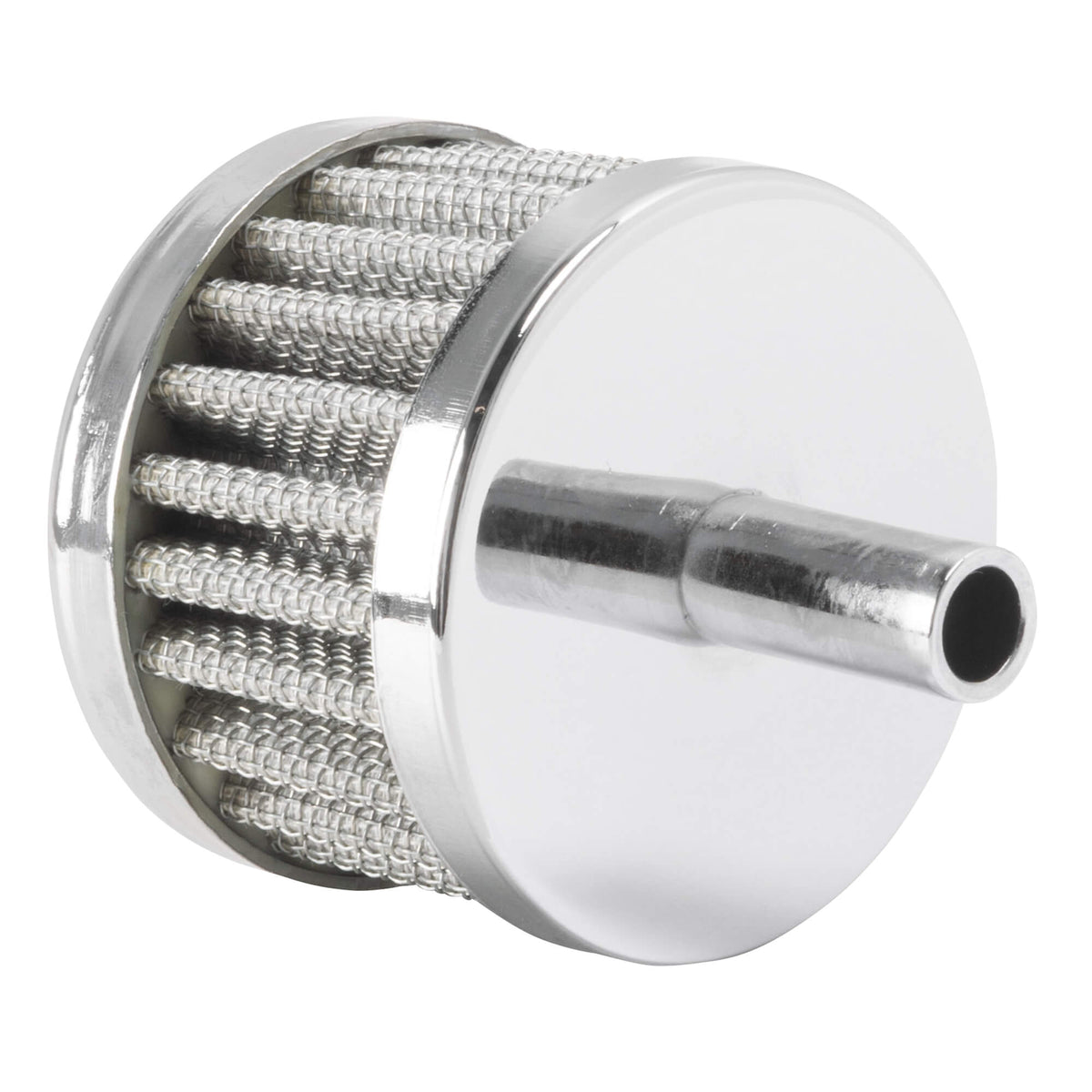 Cycle Standard Crankcase Breather Filter - Chrome - 3/8" Hose – Lowbrow ...