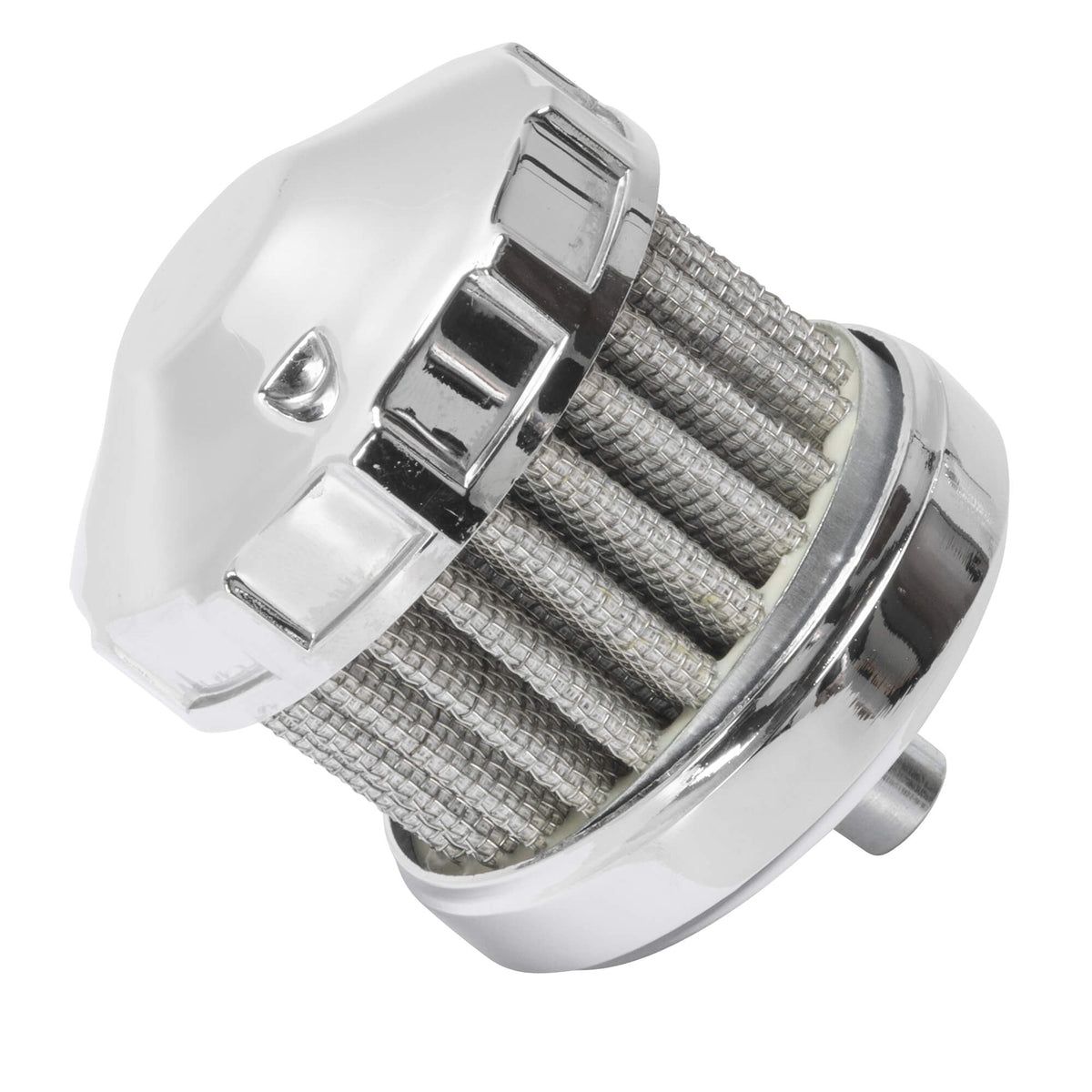 Cycle Standard Deluxe Crankcase Breather Filter - Chrome – Lowbrow Customs