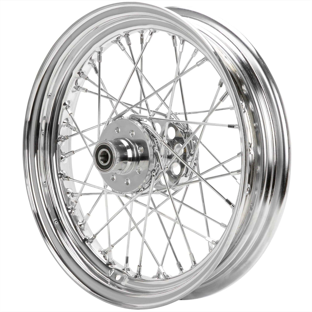 Mid-Usa 16 x 3.00 Chrome Complete Rear Wheel fits Harley-Davidson ...