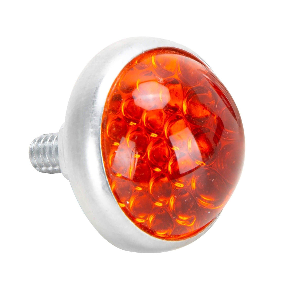 Red Fox Enterprises Glass License Plate Round Reflectors - Burnt Orange ...