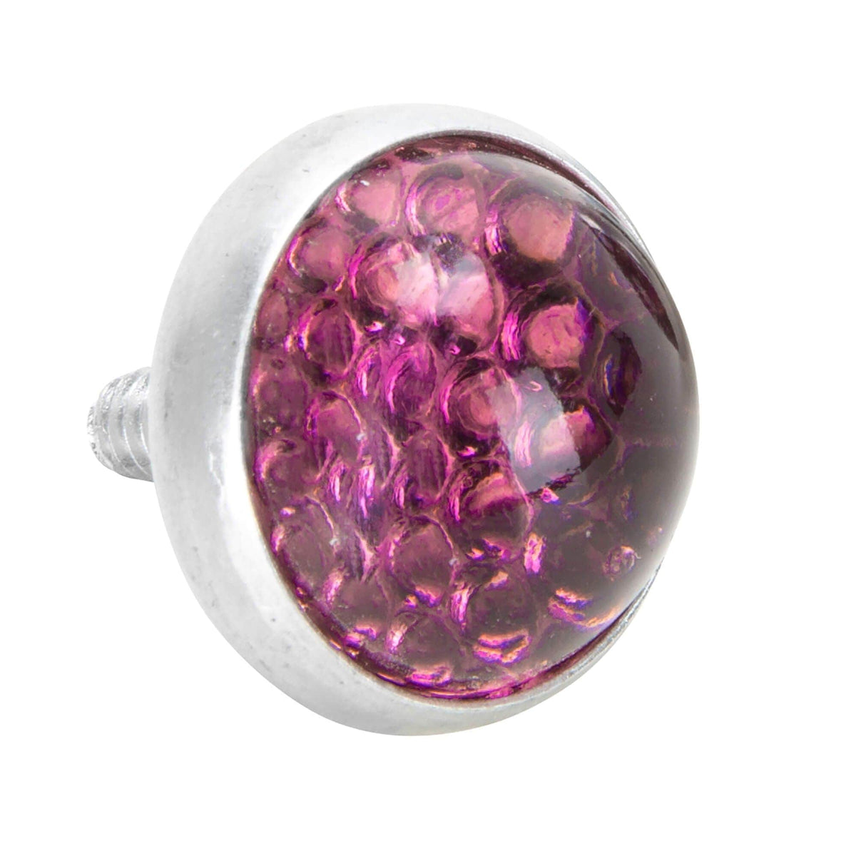 Red Fox Enterprises Glass License Plate Round Reflectors - Purple ...