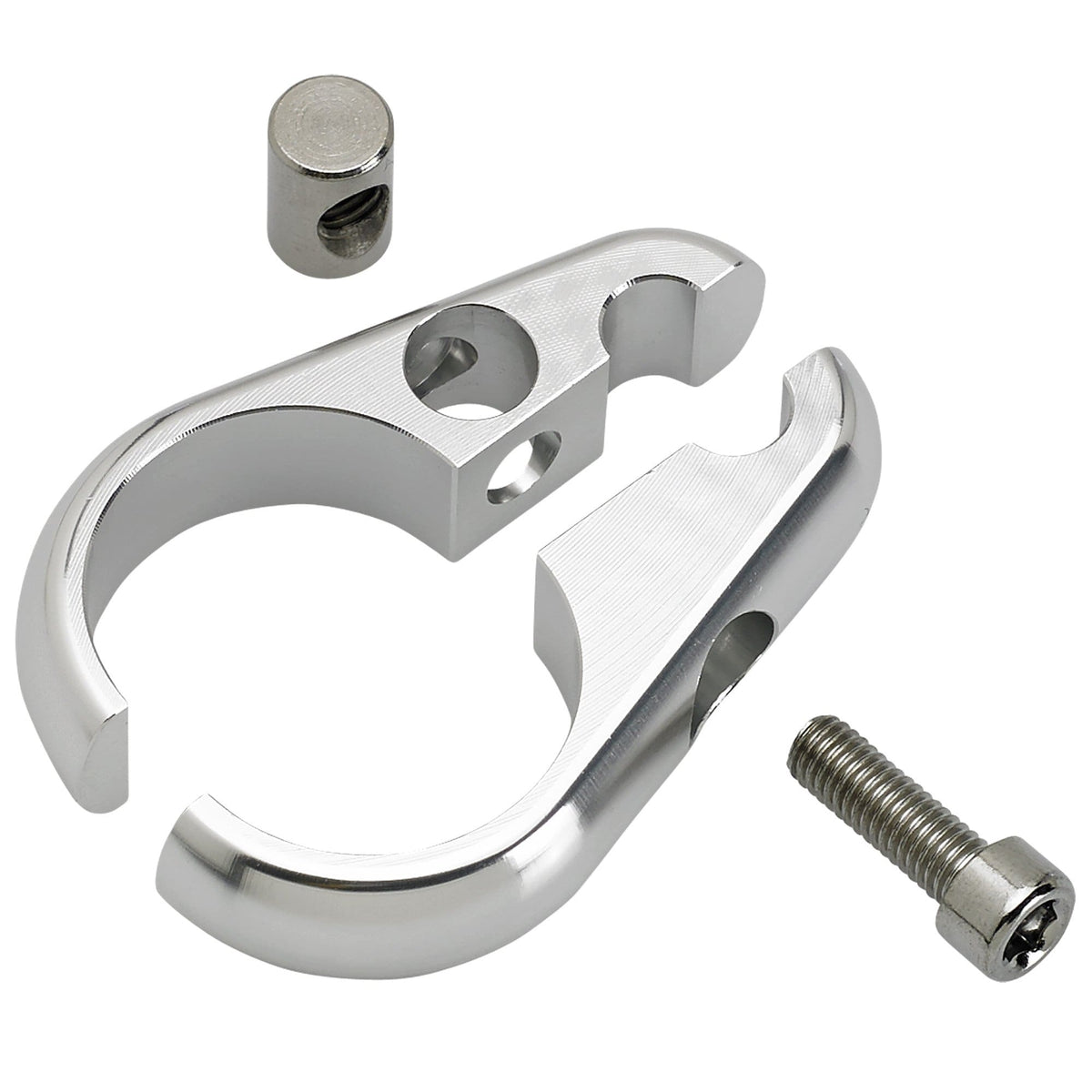 Lowbrow Customs Throttle Cable Handlebar Clamp - Aluminum - for 1 inch ...
