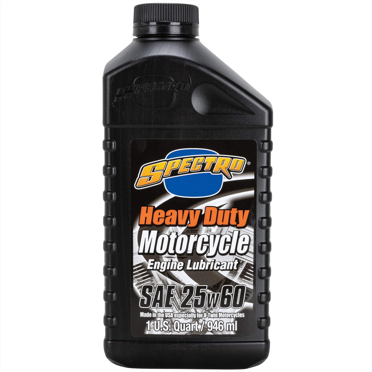 Spectro Oil Heavy Duty 25w60 Motorcycle Oil - 1 qt. Bottle – Lowbrow ...
