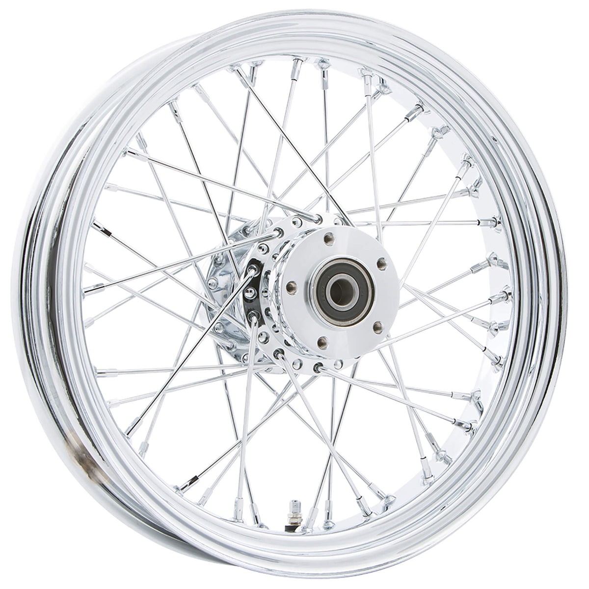 HardDrive American V-Twin Products 18 x 3.5 40 Spoke Chrome Rear Wheel ...