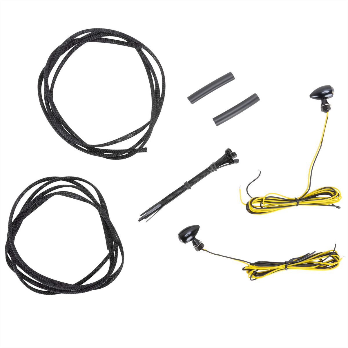 Custom Dynamics Micro Bullet Turn Signals - Black - Amber – Lowbrow Customs